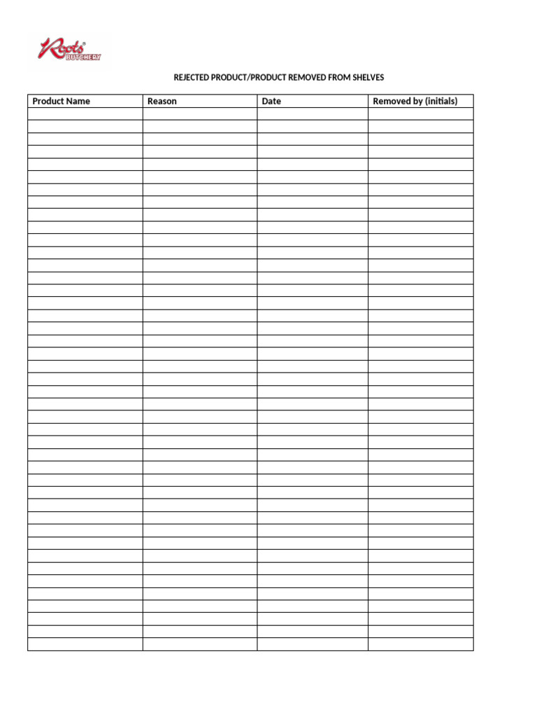 Rejected Product 2 | PDF