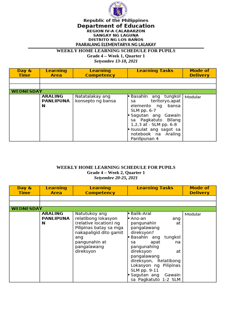 WHLP Ap4 WK1 2 Q1 | PDF