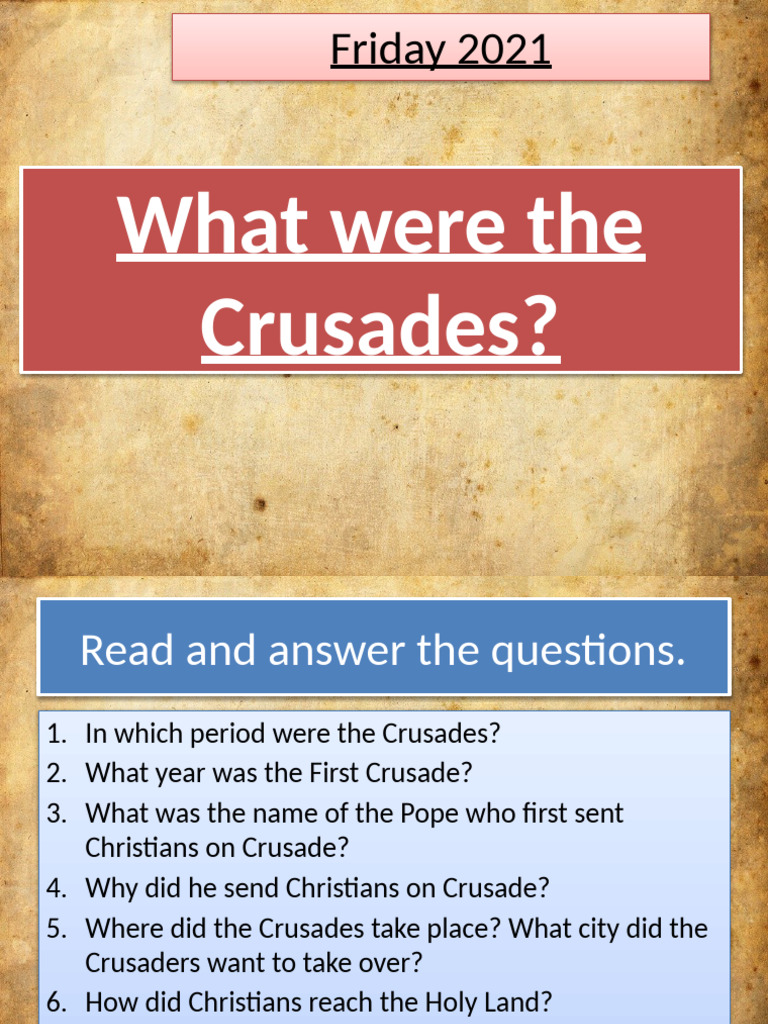 What Were The Crusades | PDF