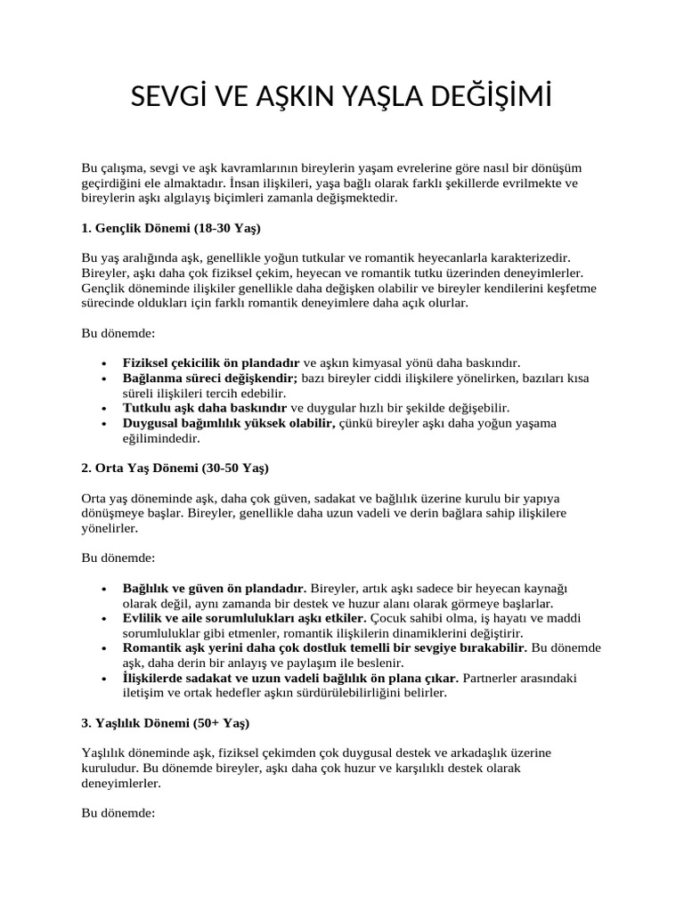 Çocuklukta sevgi ve aşkn algısı 1 | PDF