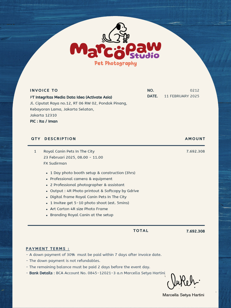 Invoice ROYAL CANIN Pets In The City | PDF