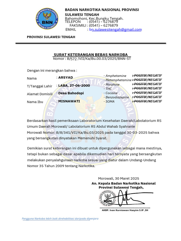 275156602-ARSYADsurat-bnn - PDF 2050330 120151 0000 | PDF