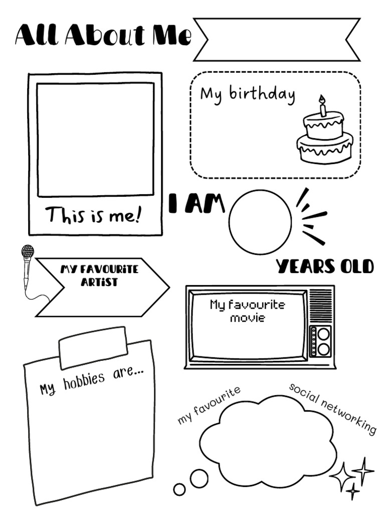 All About Me Worksheet | PDF