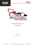 Formula Student Spain Rules 2025 v1.0.20250128 | PDF | Vehicles | Transport