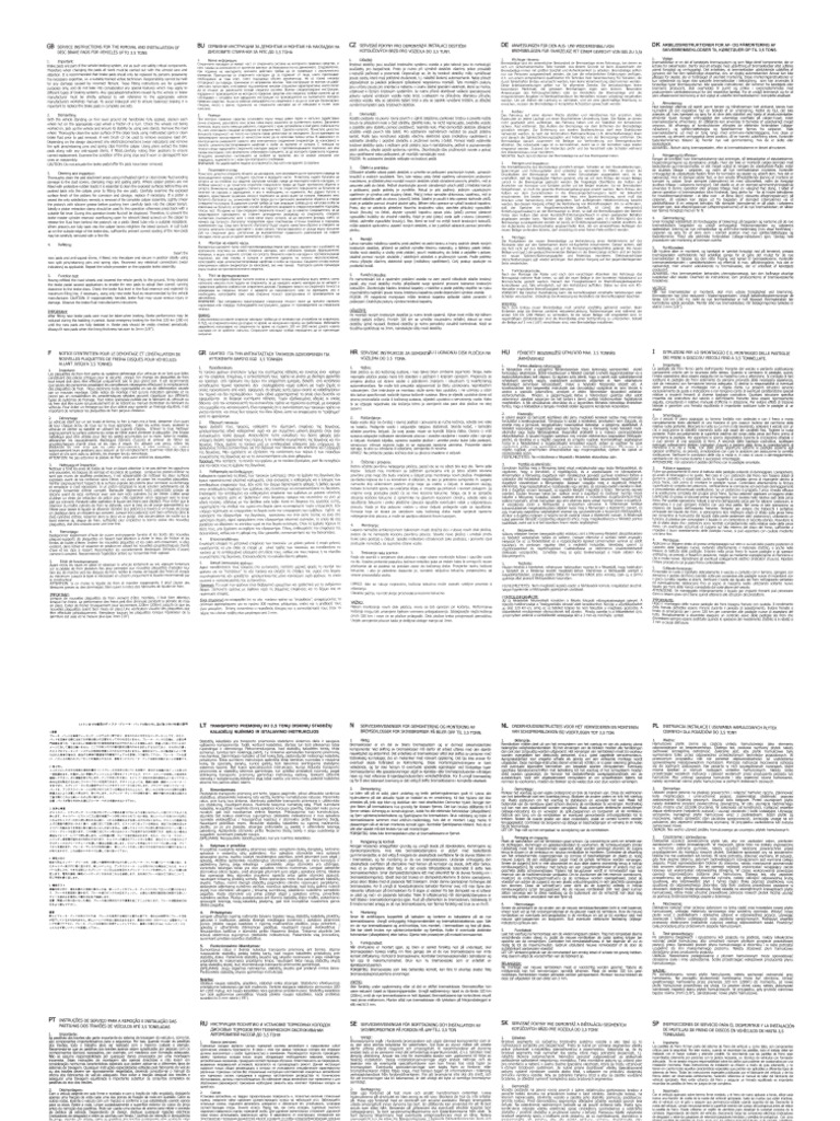 EFI Brake Pads | PDF