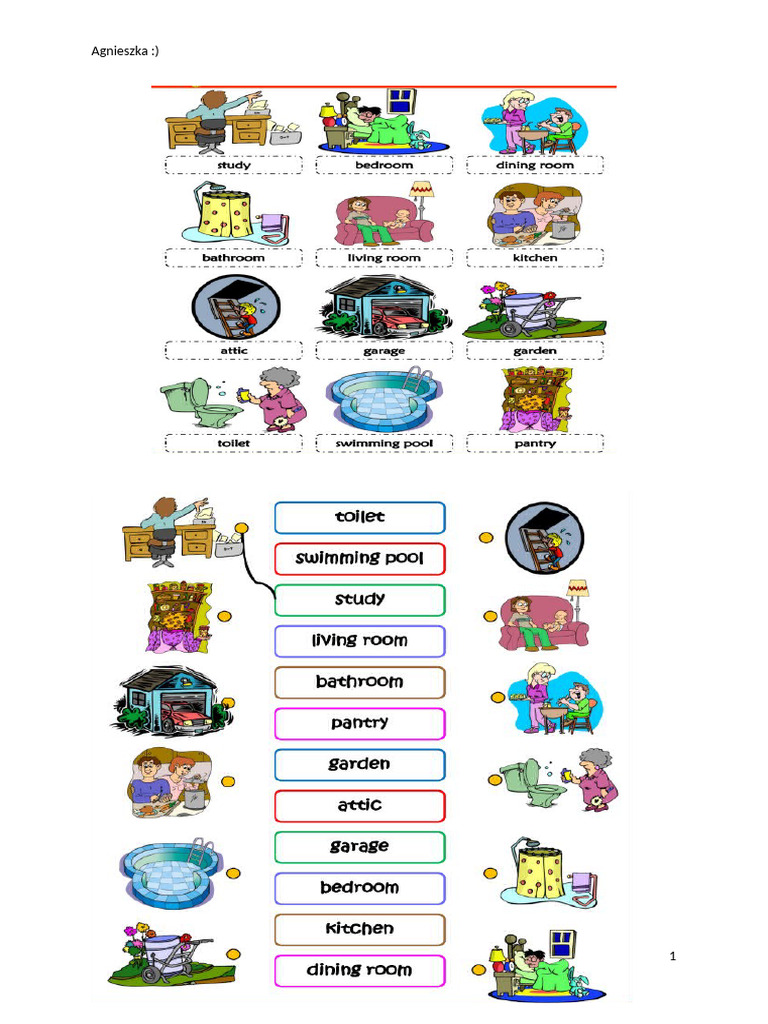 Objects at Home Colour | PDF