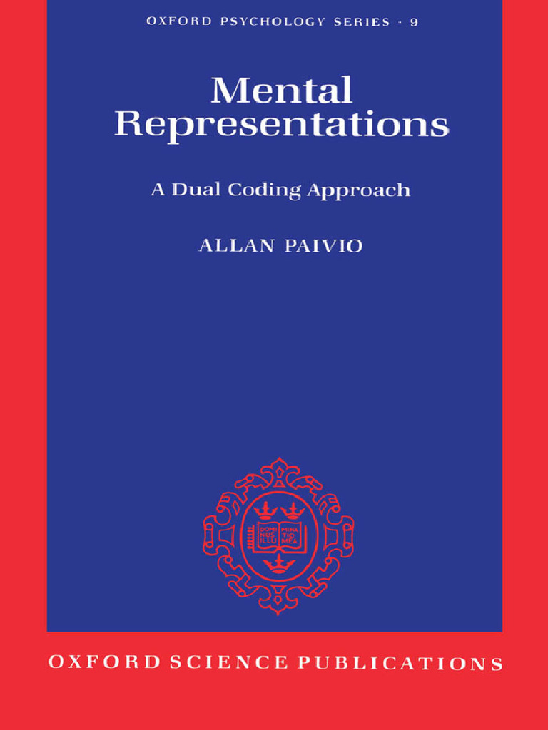 Mental Representations a Dual Coding Approach(Paivio, 1990) | PDF ...