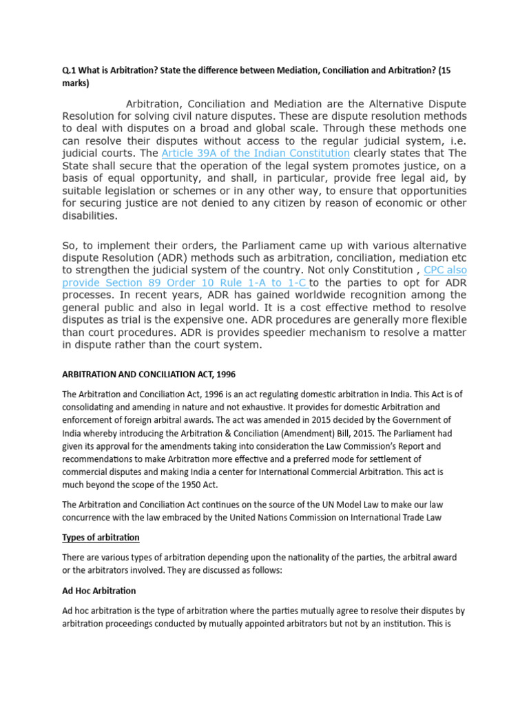 Practical Training Assignment | PDF | Alternative Dispute Resolution | Mediation
