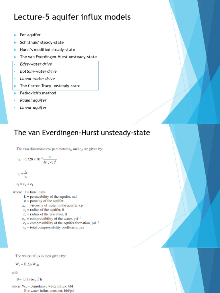Lecture 3 Aquifer Models | PDF