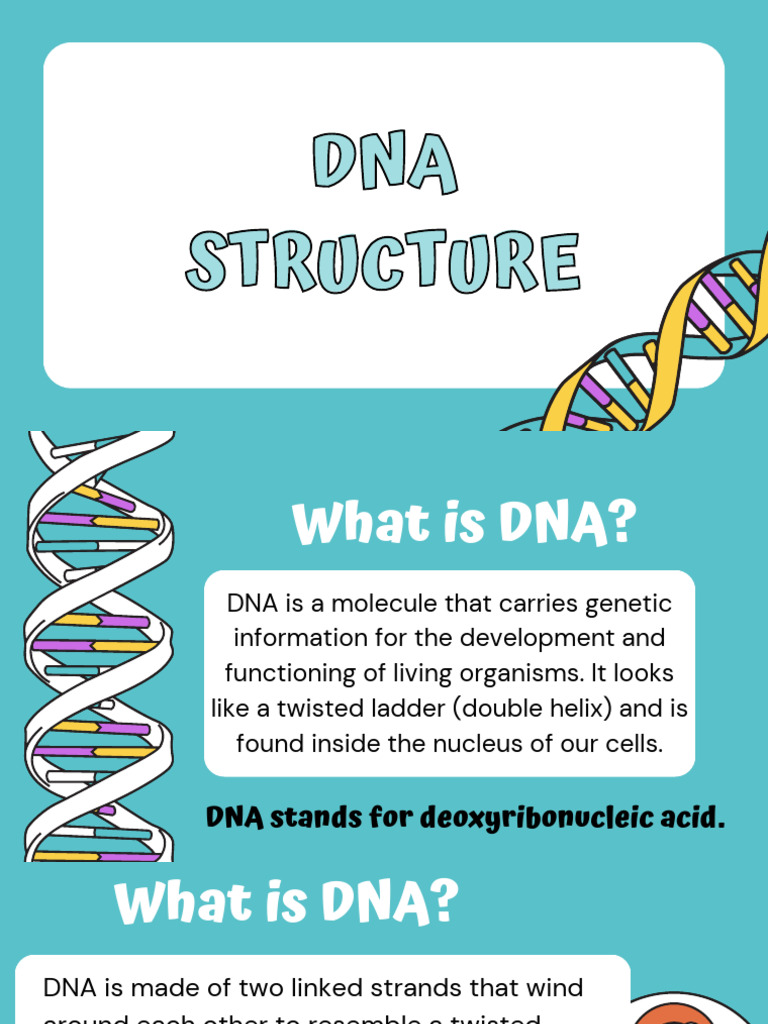 Genetics Science Presentation in Blue Yellow Flat Graphic Style | PDF ...