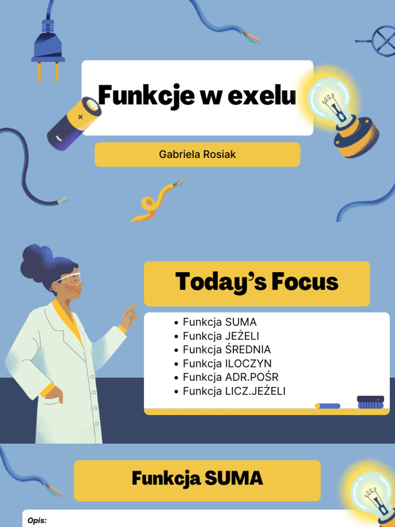 Funkcje W Exelu | PDF
