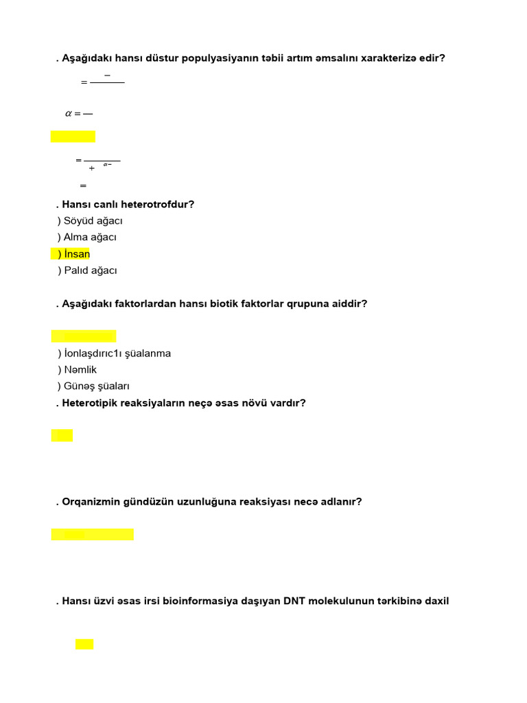 Ekologiya Yeni | PDF