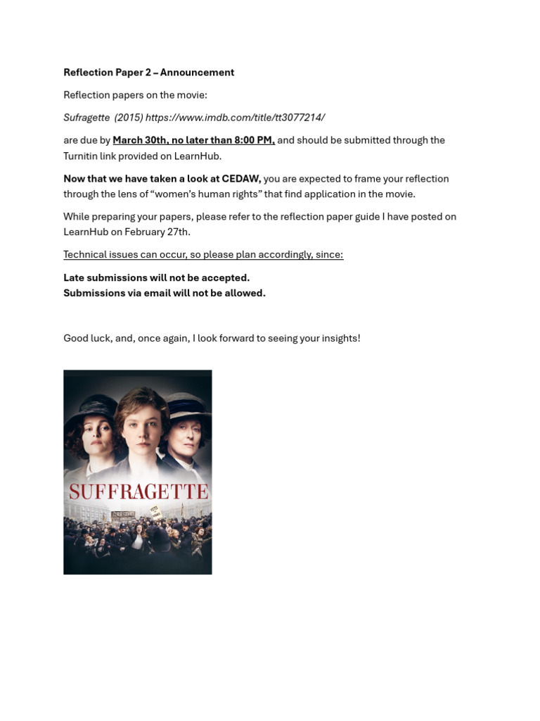 Reflection Paper 2 | PDF