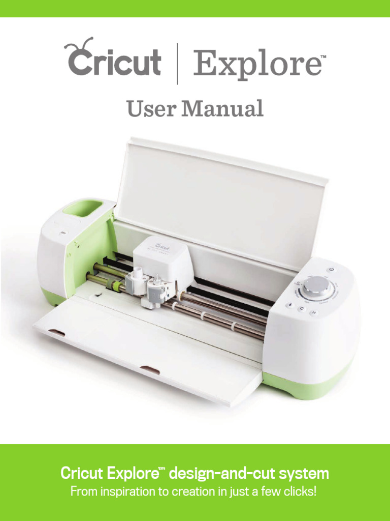 Cricut Explore User Manual Guide | PDF | Computing