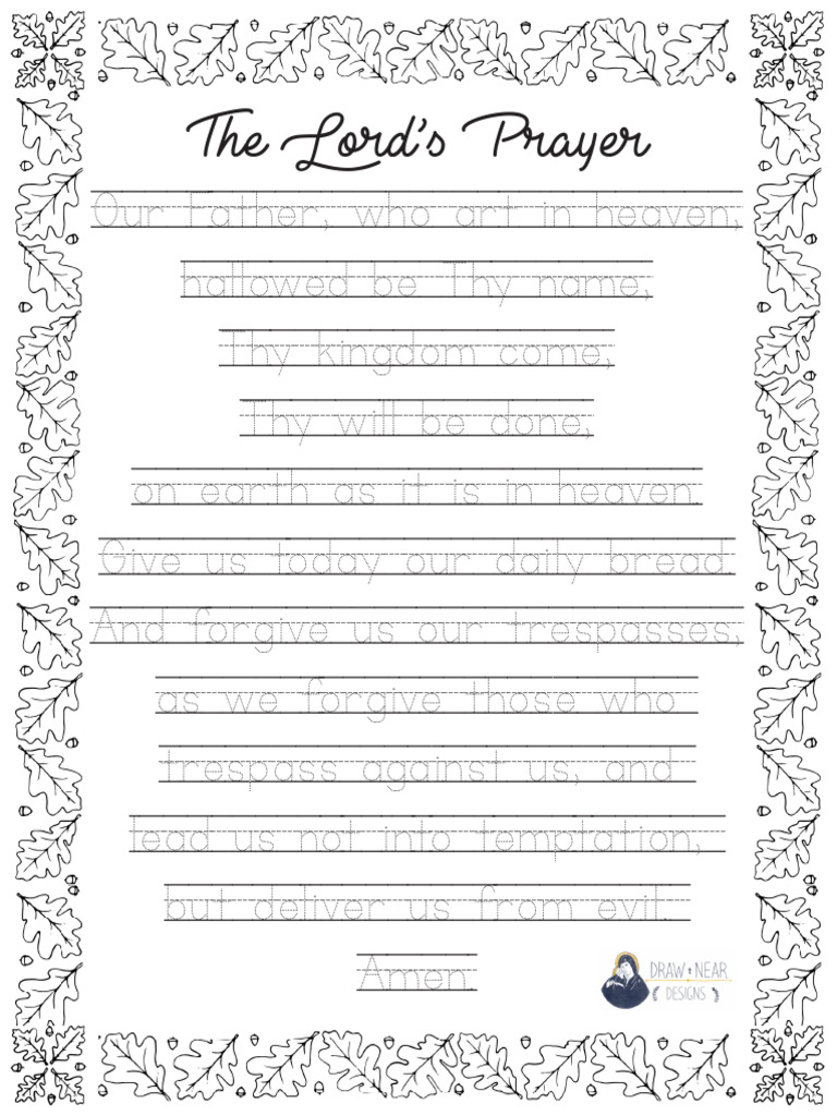Lord's+prayer GRADE | PDF