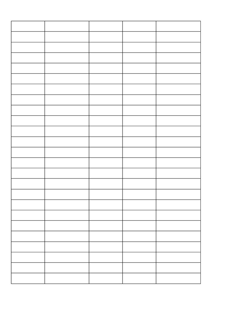 Attendance Sheet Template PDF | PDF