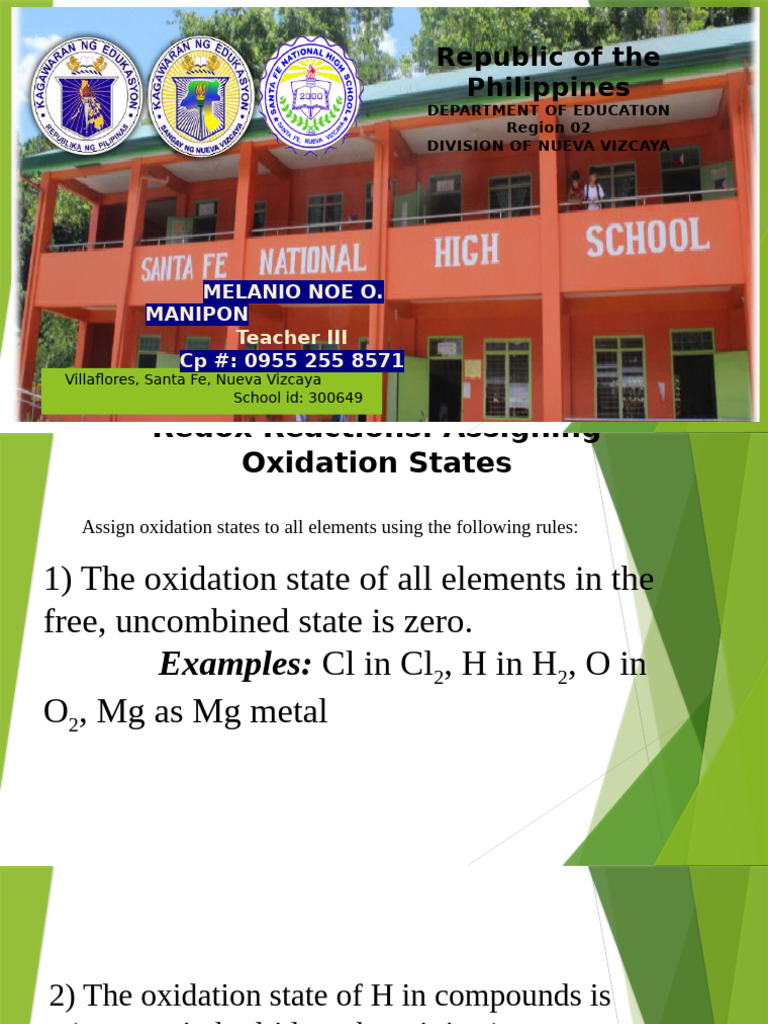 Assigning Oxidation States-Redox | PDF | Redox | Physical Sciences