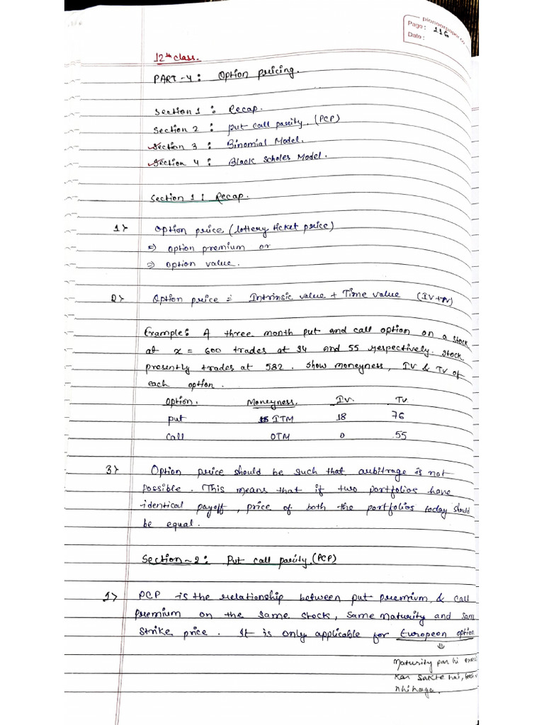 Derivative Class 12 Notes | PDF