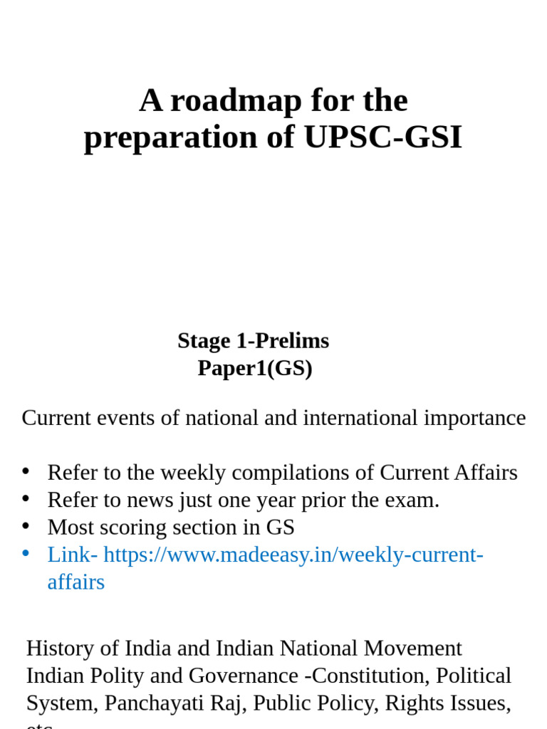 A Roadmap for the Preparation of UPSC-GSI | PDF | Geophysics | Physics