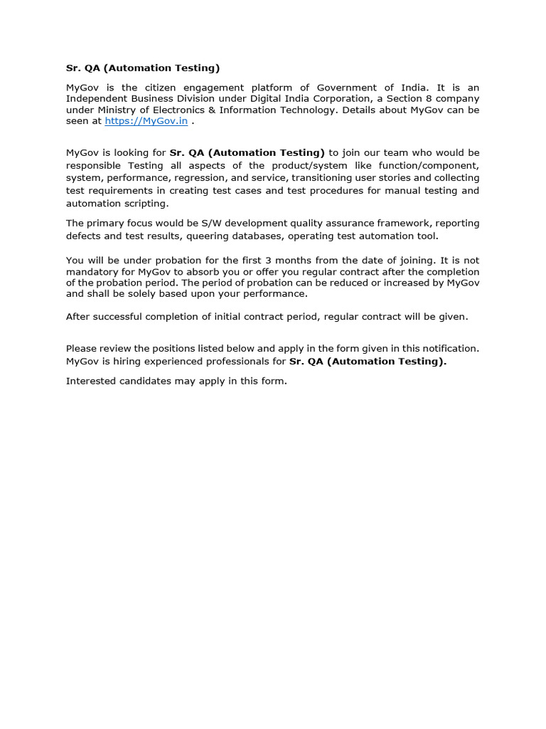 Jdsr Qa Automation Testing00 Pdf Software Testing Computing