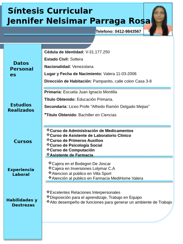 Curriculum Jennifer | PDF