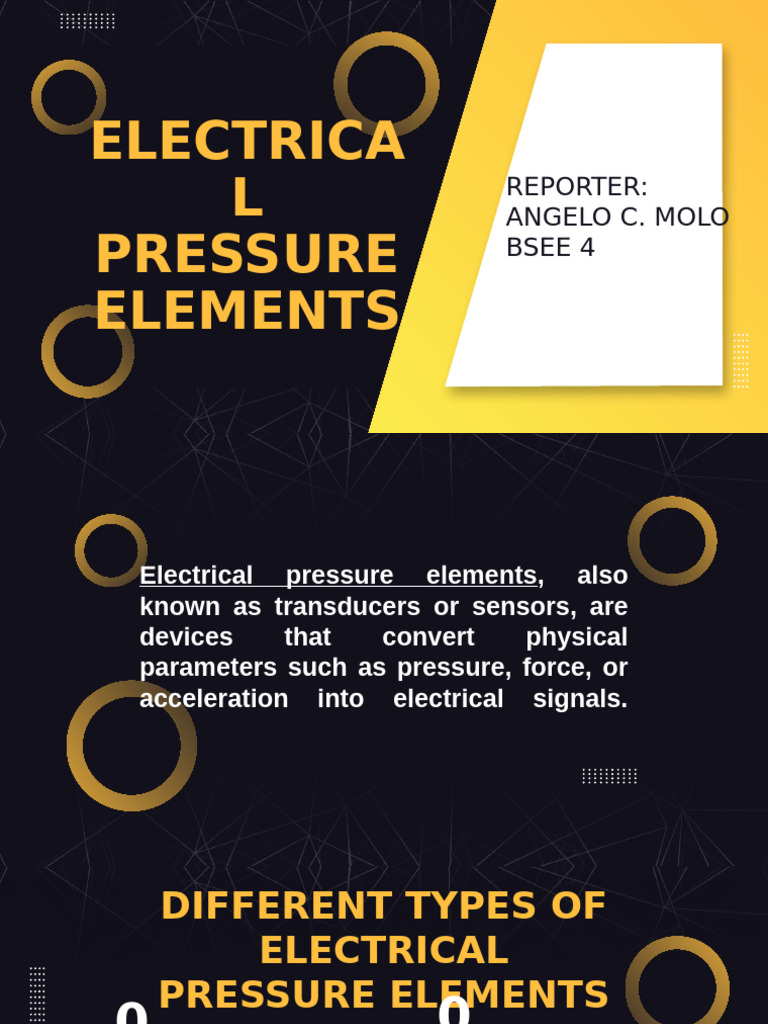 Understanding Electrical Pressure Sensors | PDF | Pressure Measurement ...