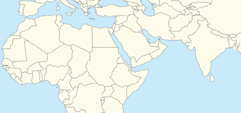 Blank Map of Mena | PDF
