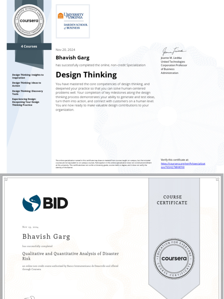 UPenn Design Thinking Certificate | PDF