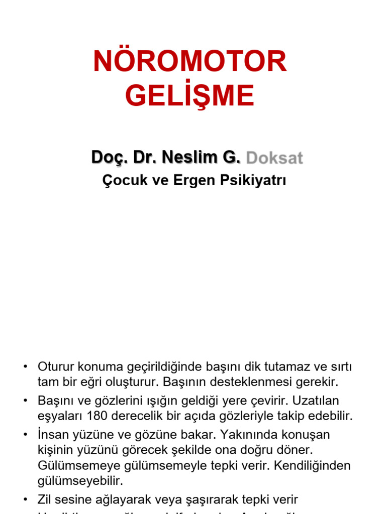 5-Ngd Beynoromotor Gelisme | PDF