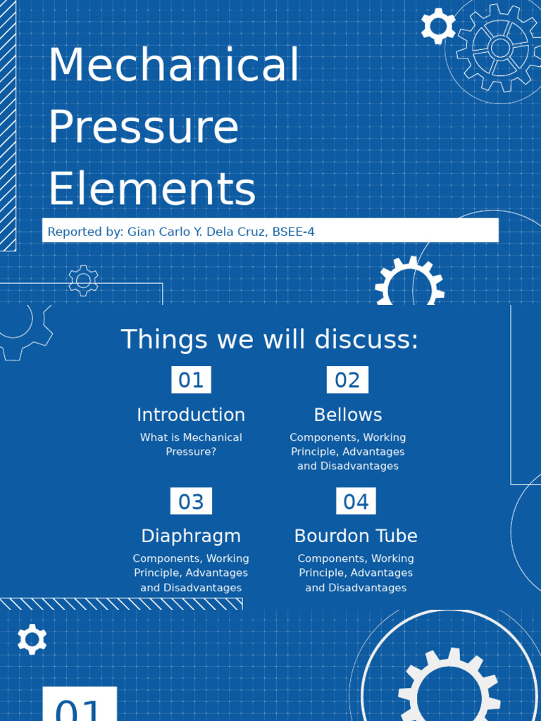 Mechanical Pressure Elements | PDF | Pressure Measurement | Pressure