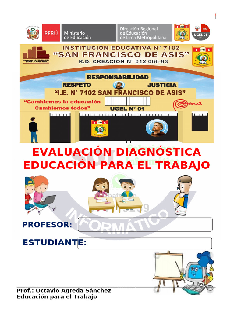 Evaluacion Diagnostica 2° Grado | PDF | Iniciativa empresarial | Evaluación