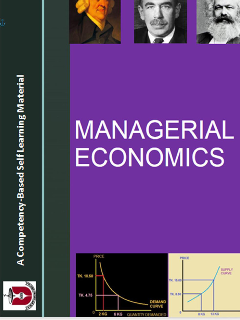 Managerial Economics | PDF | Demand | Economics