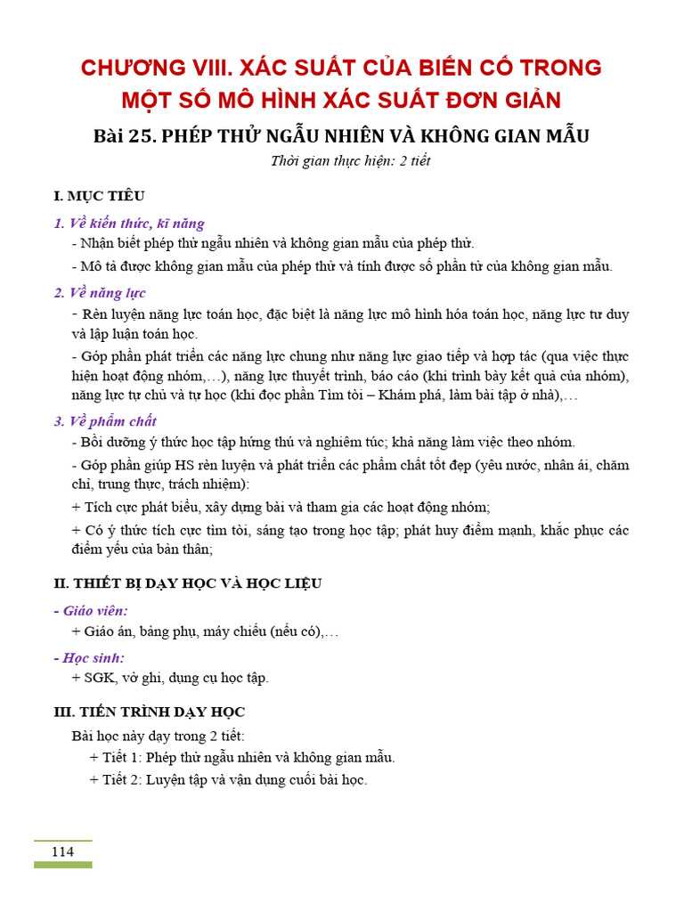 KHBD-Toan 9_Chương 8.ccb | PDF