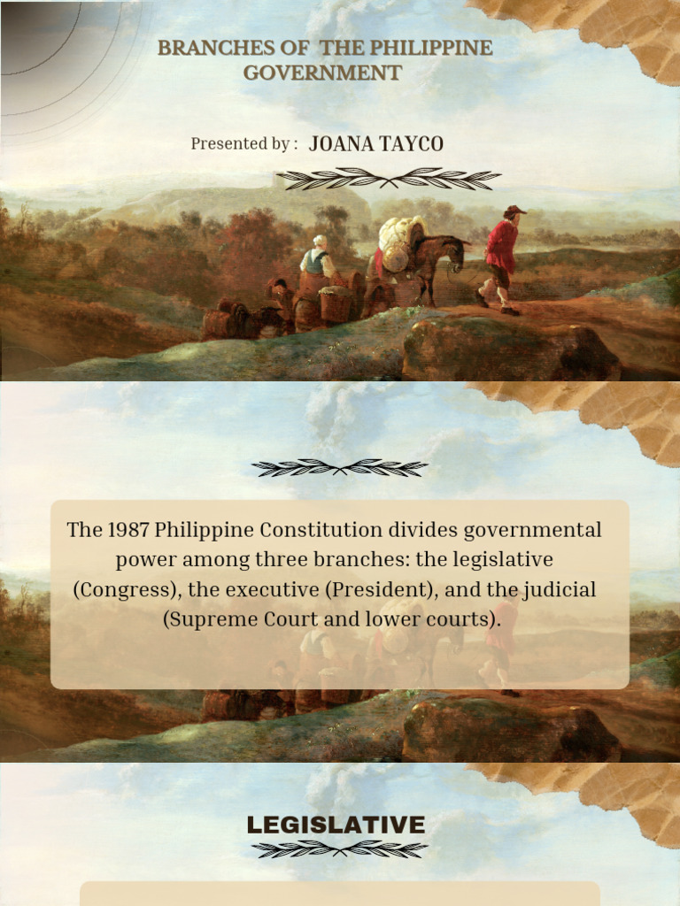 Three Branches of the Philippine Government | PDF | Governance ...