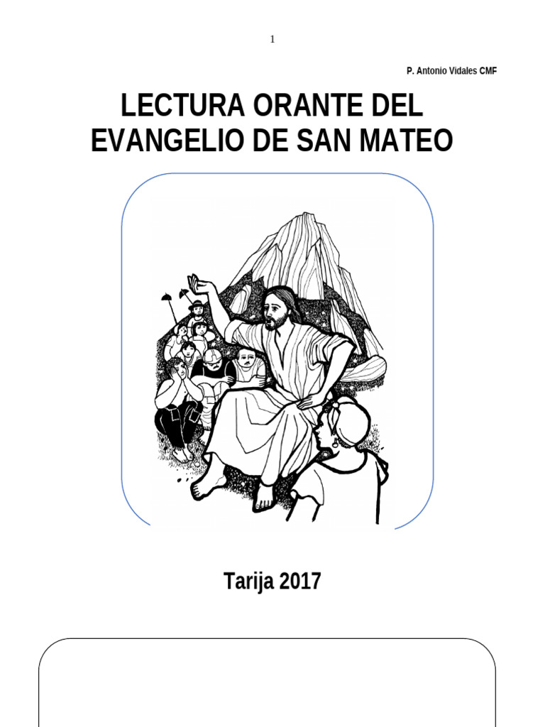 MATEO 2017. 3 | PDF | Jesús | Evangelio de Mateo