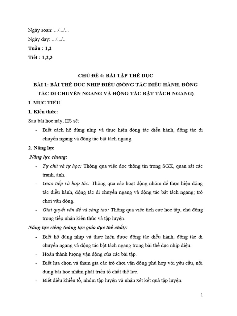 KH Bai Day 8-Tuan 1 - T4 | PDF