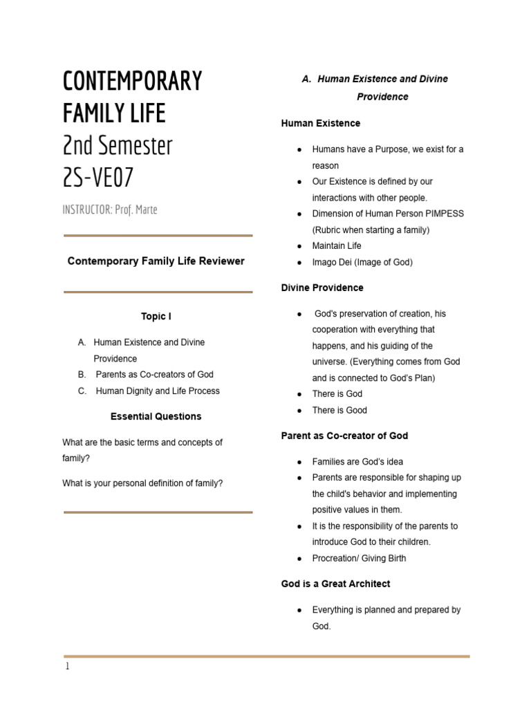 Understanding Contemporary Family Structures | PDF | Family | Parenting