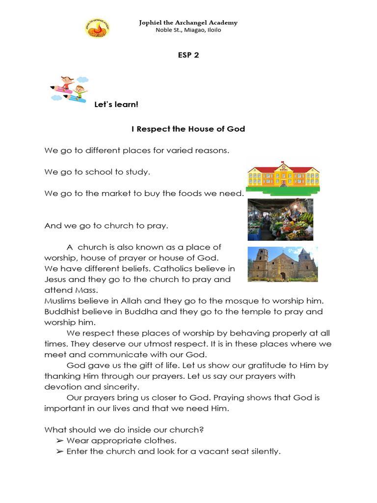 Q4 Handouts ESP2 week3 | PDF