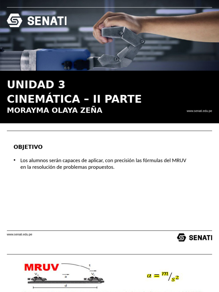 Cinematica Ii Parte | PDF | Cinemática | Aceleración