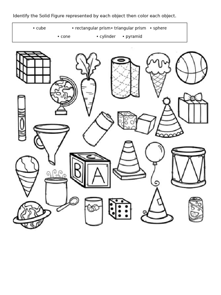 Solid Figures and Sequence Terms Guide | PDF