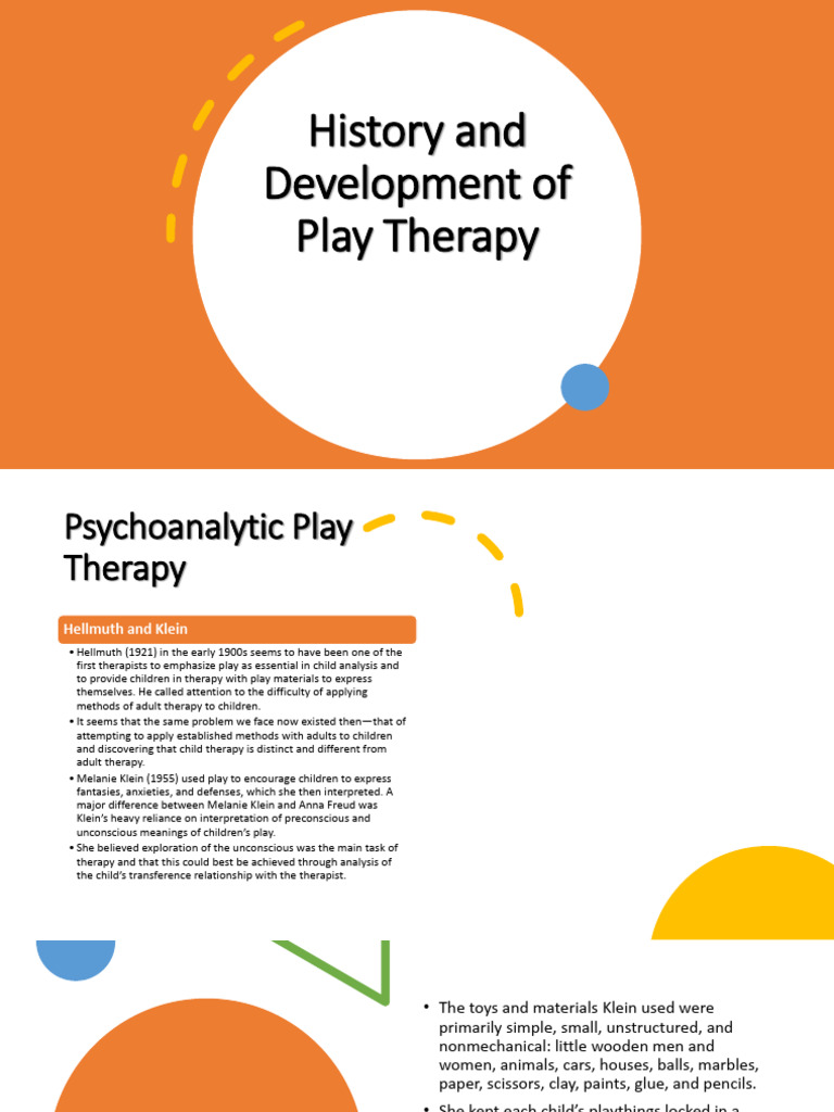 Unit 1 History Development of Play Therapy | PDF | Psychotherapy | Play ...
