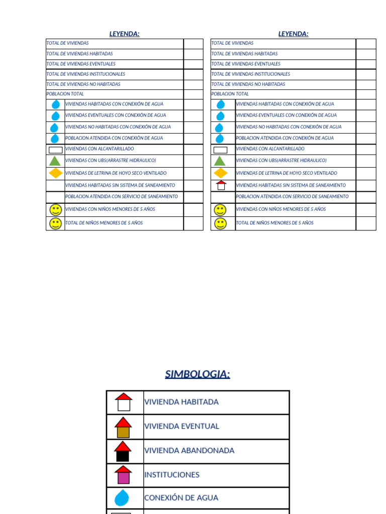 Leyenda Mapas Final | PDF