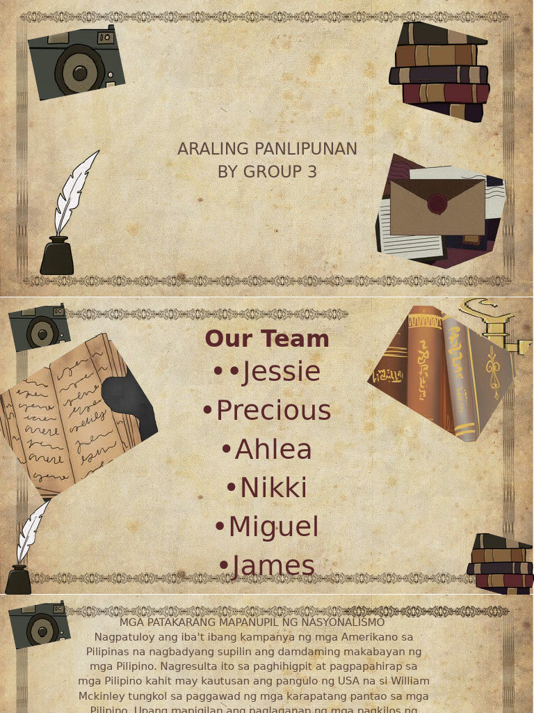 Brown and Beige Modern Vintage History Schoology Course Card.pptx | PDF