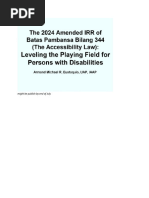 PWD Facilities: Requirements and Standards | PDF | Disability ...
