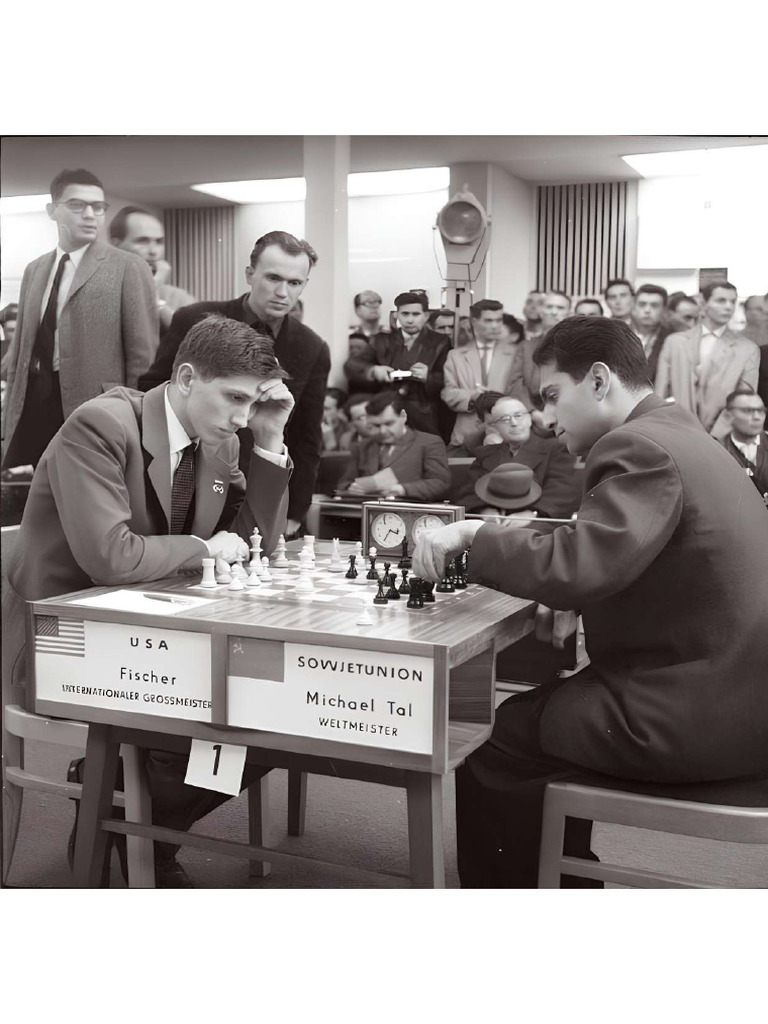 Robert James Fischer Vs Mikhail Tal (1960) | PDF