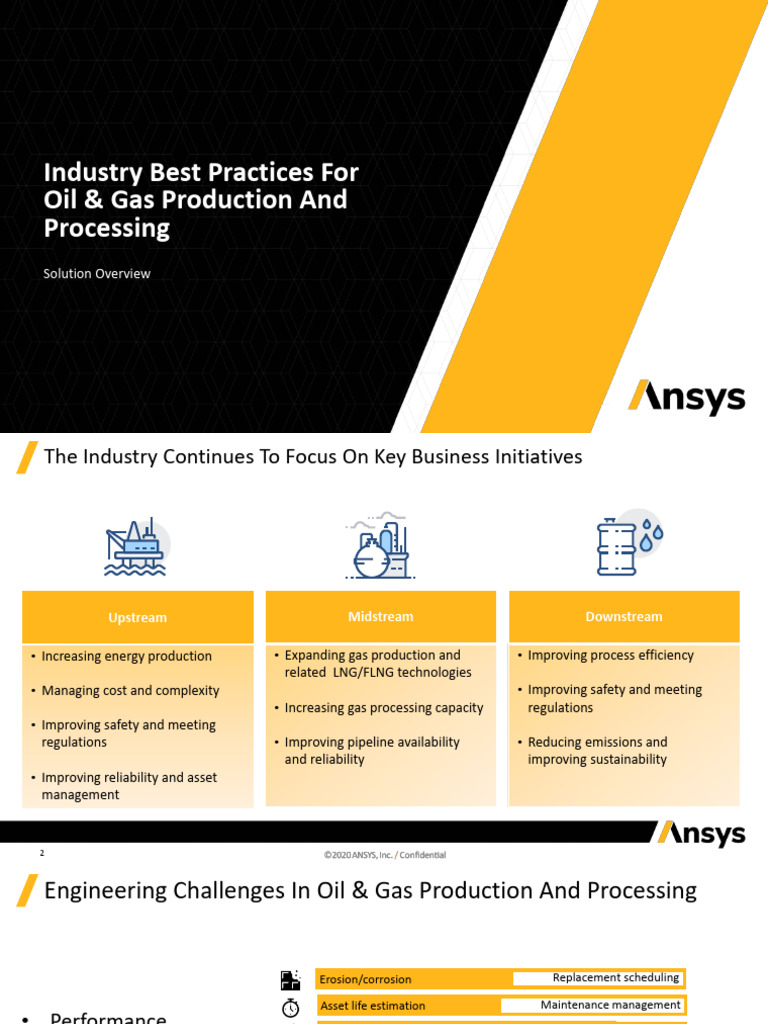 Oil and Gas - Ansys Solutions Overview | PDF | Simulation | Natural Gas