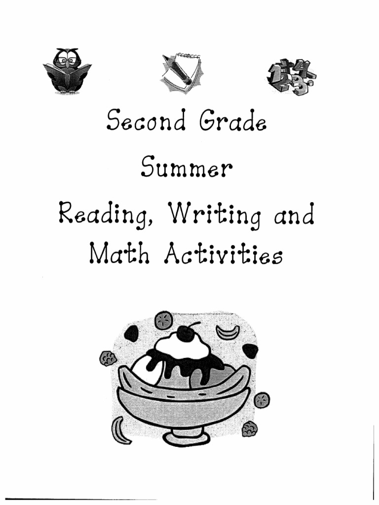 Second Grade Summer Packet2017 | PDF | Books | Learning