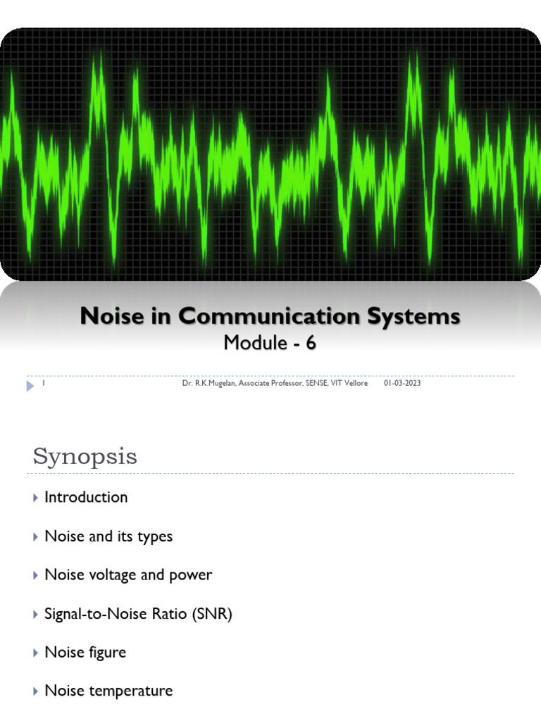 Understanding Noise in Communication Systems | PDF | Spectral Density ...