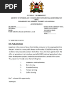 Assistant Chief Letterhead Template | PDF