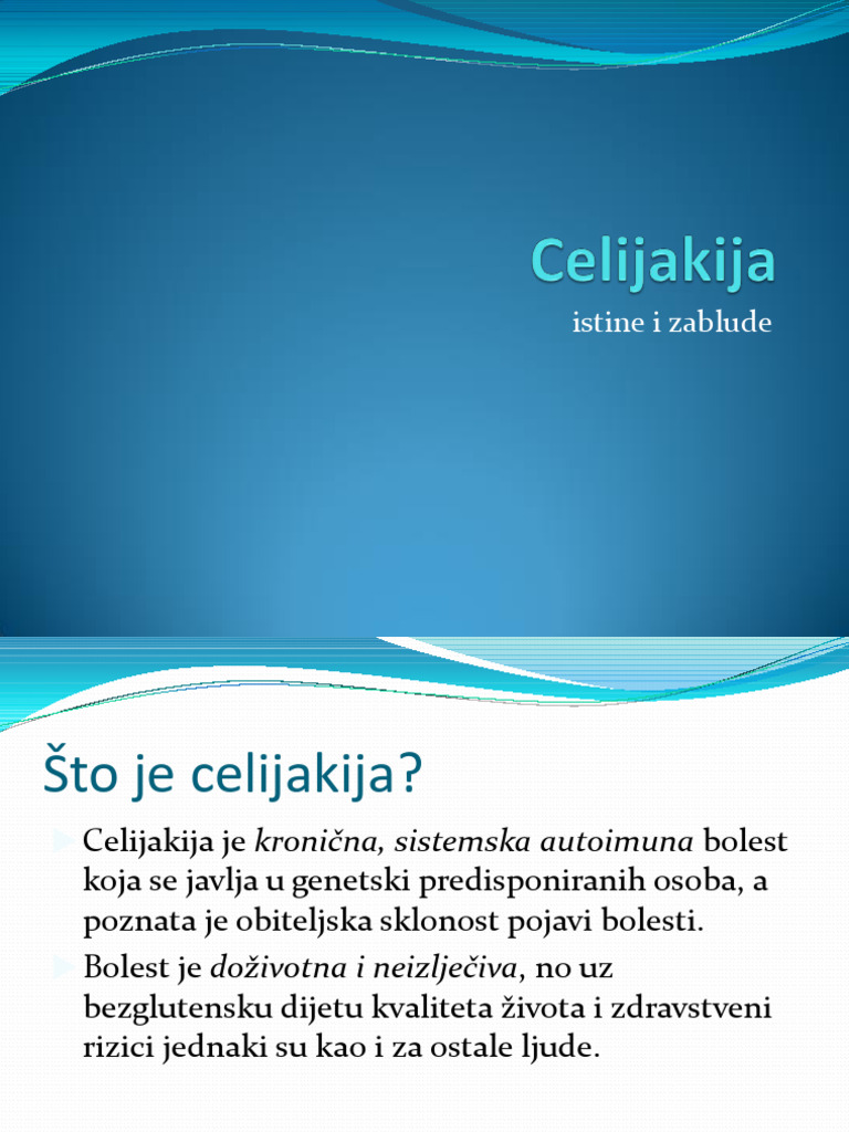 Celijakija Istine I Zablude | PDF